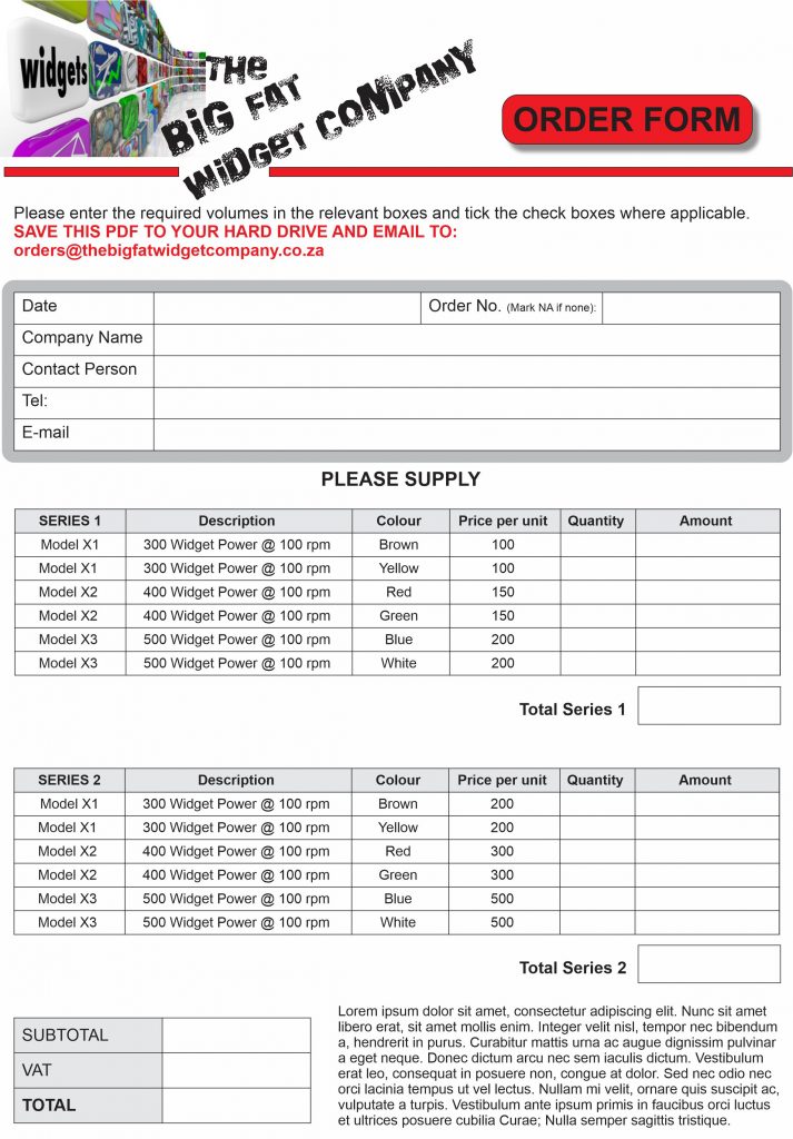 Examples of Fillable or Interactive PDFs – Nitty Gritty Marketing